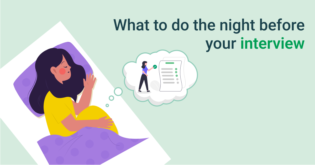 What to do the night before your interview | Careers360.lk